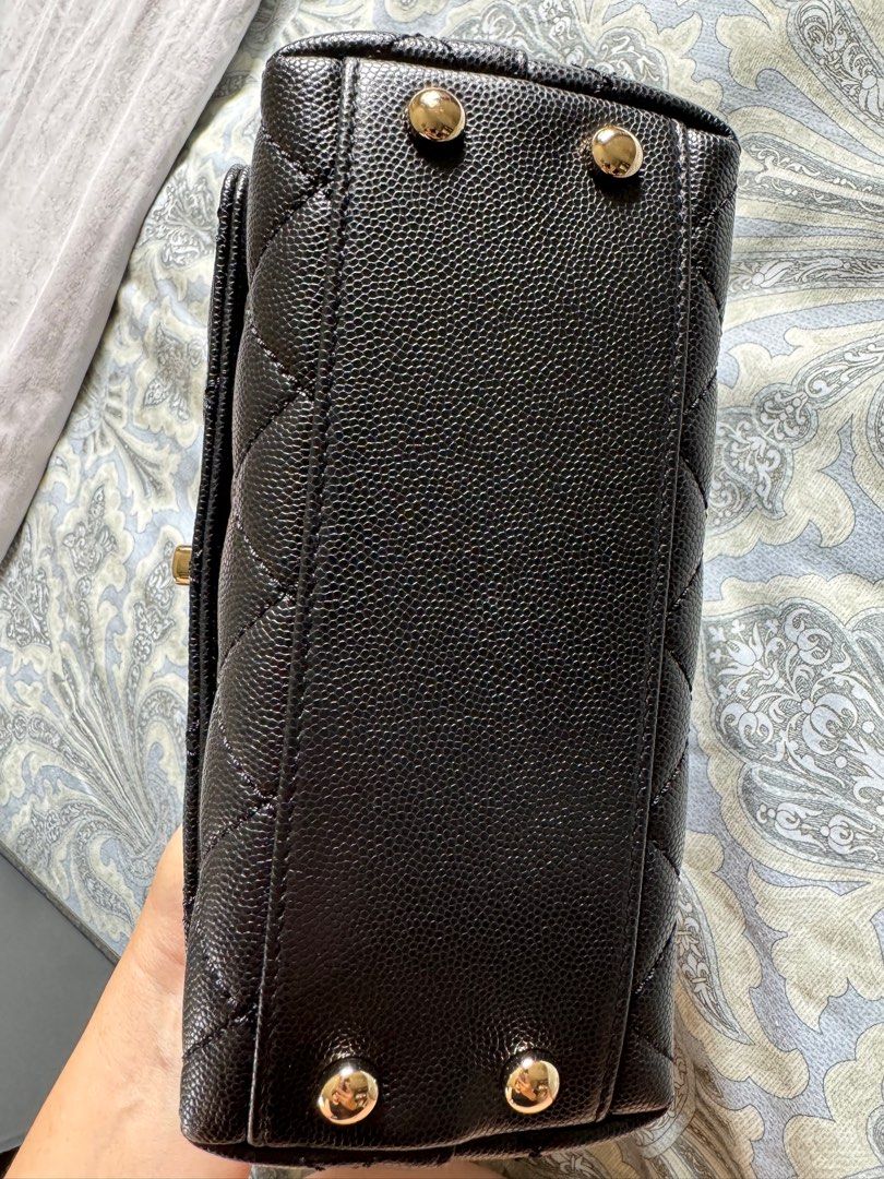 Chanel Black Mini Coco Handle, Luxury, Bags & Wallets on Carousell