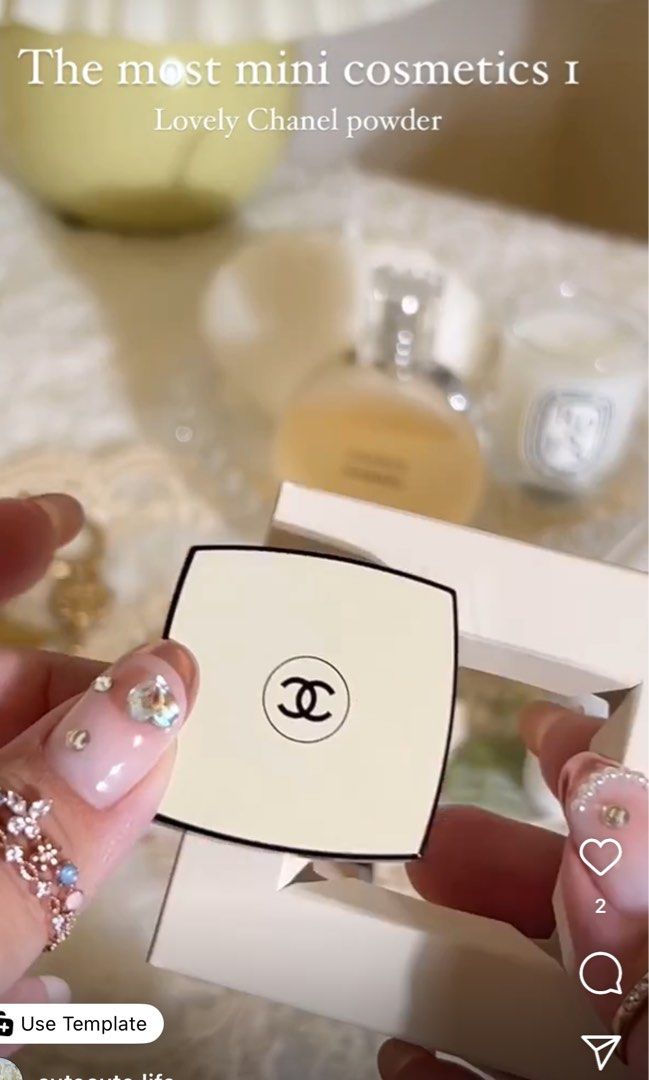 RARE! Chanel miniature compact powder (micro compact powder), Beauty ...