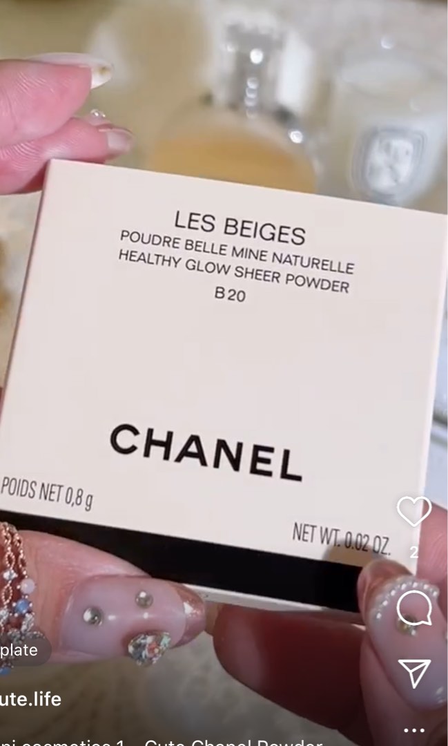 RARE! Chanel miniature compact powder (micro compact powder), Beauty ...