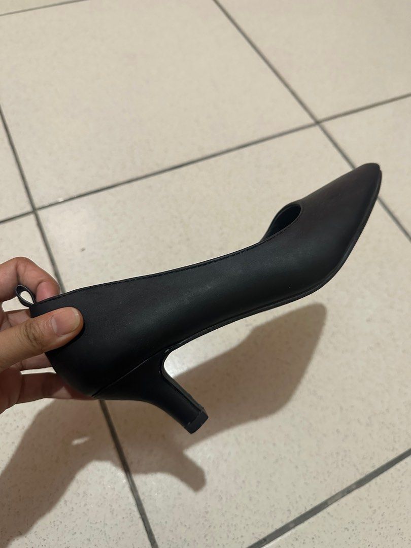 Chelsea High Heels Black Office Shoes, Women's Fashion, Footwear, Heels ...