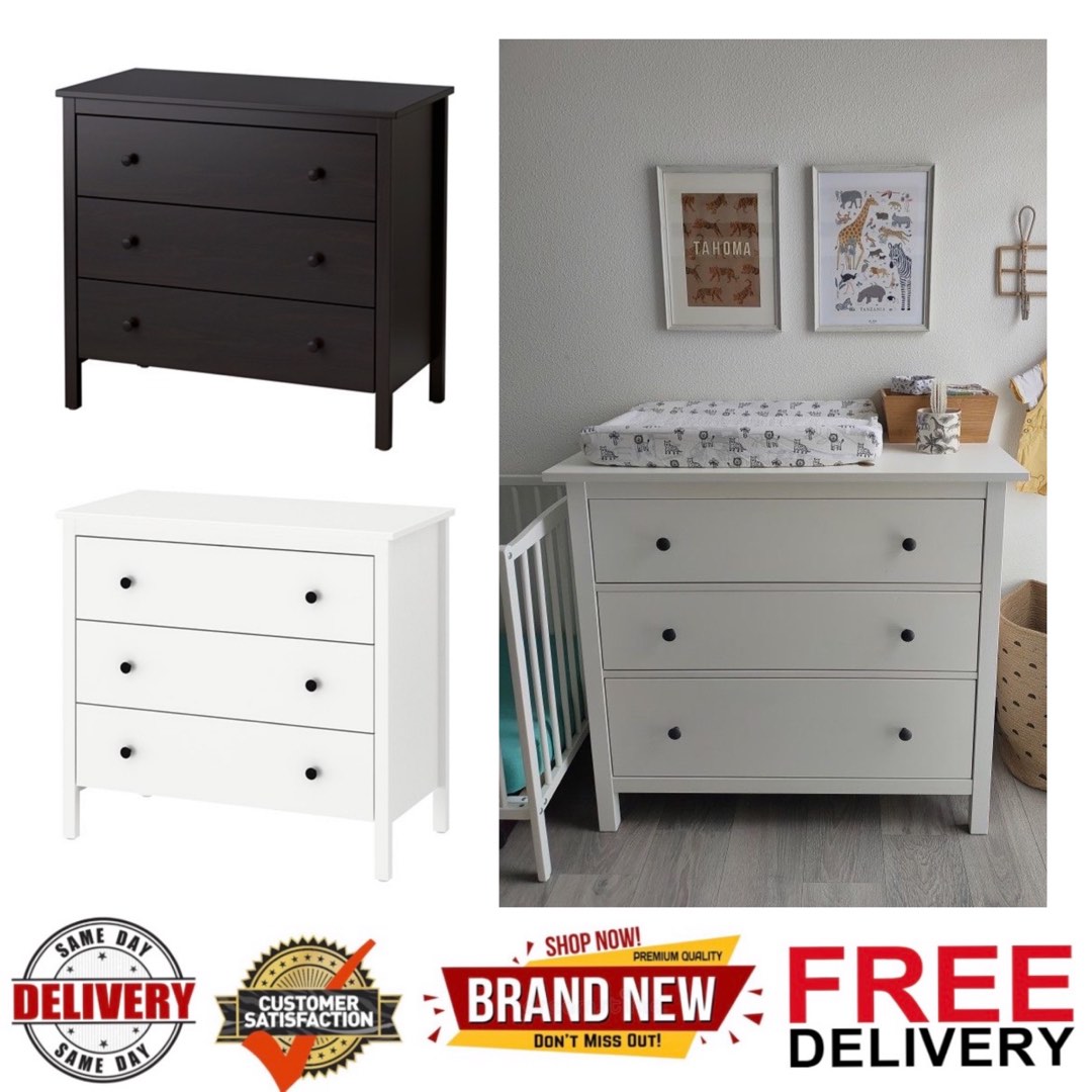 Chest Of Drawers white drawer black drawer can also use as baby ...