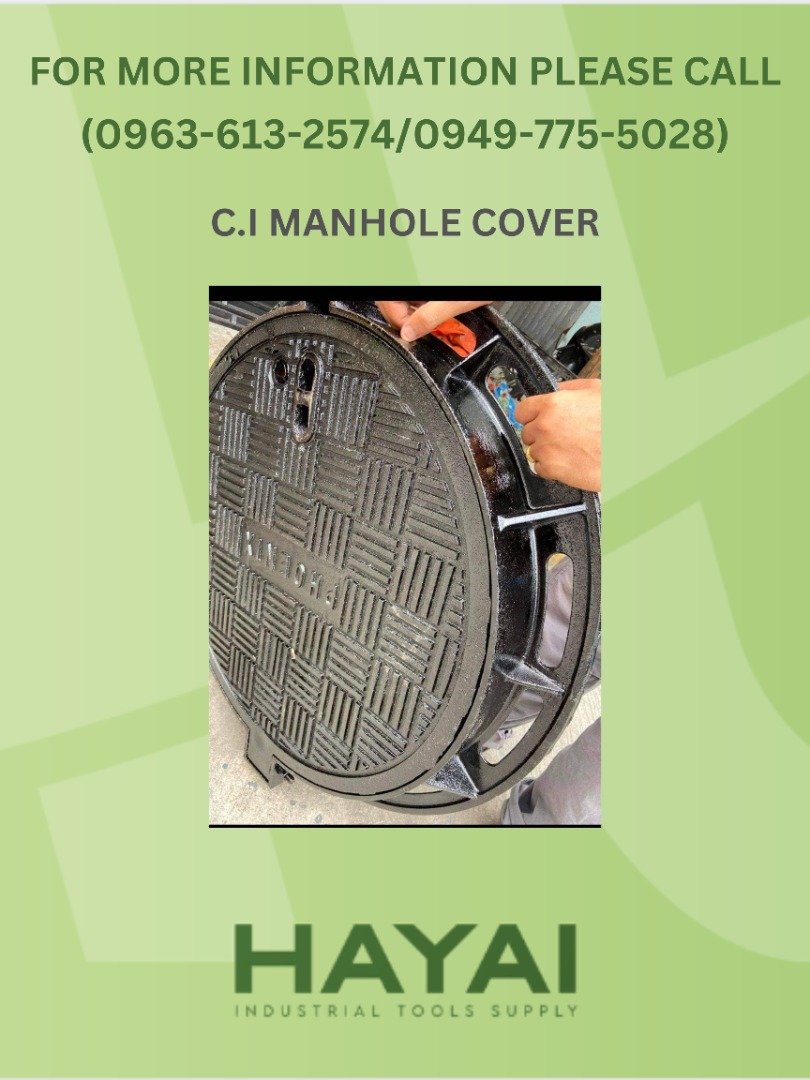 C,I MANHOLE COVER, Commercial & Industrial, Construction Tools ...
