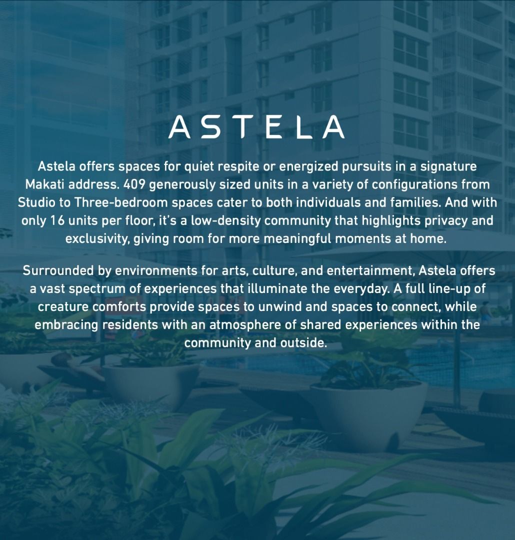 Circuit Makati for Sale Astela Towers, Announcements on Carousell