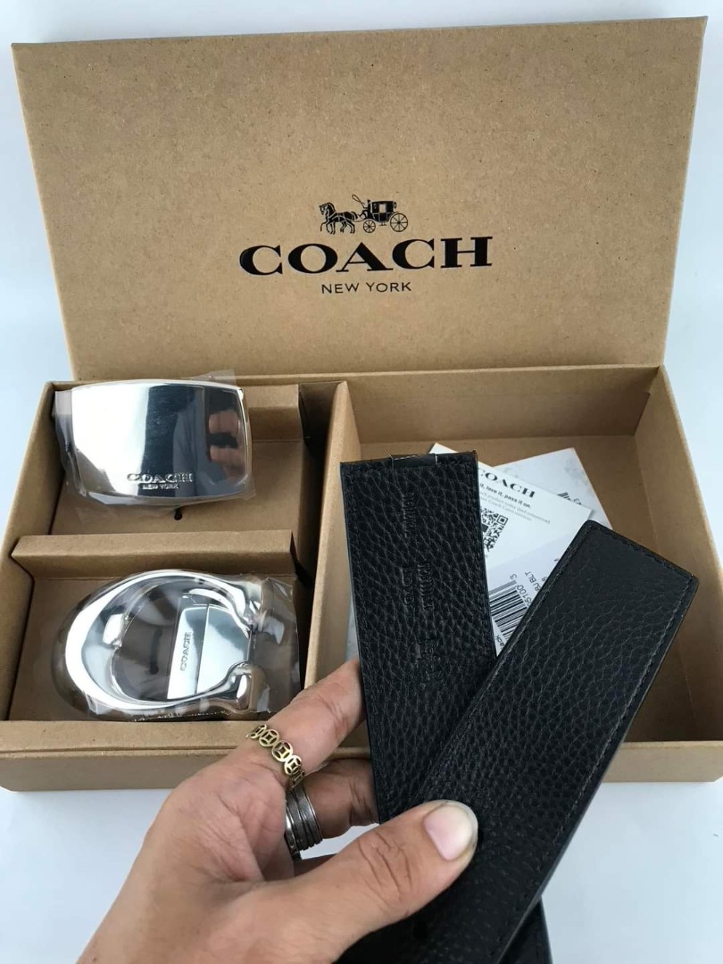Coach Belt Replaceable Bucket, Men's Fashion, Watches & Accessories ...