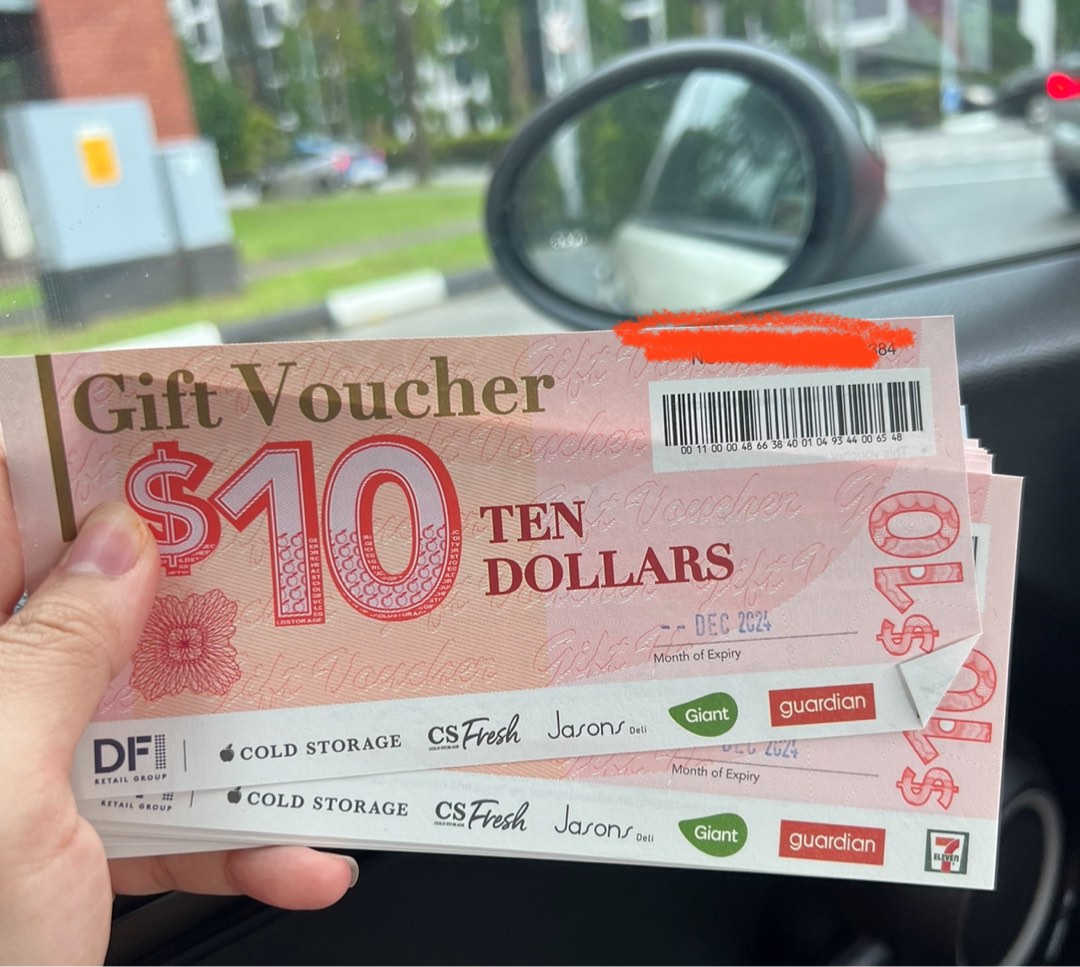 Cold Storage $400 voucher, Tickets & Vouchers, Vouchers on Carousell