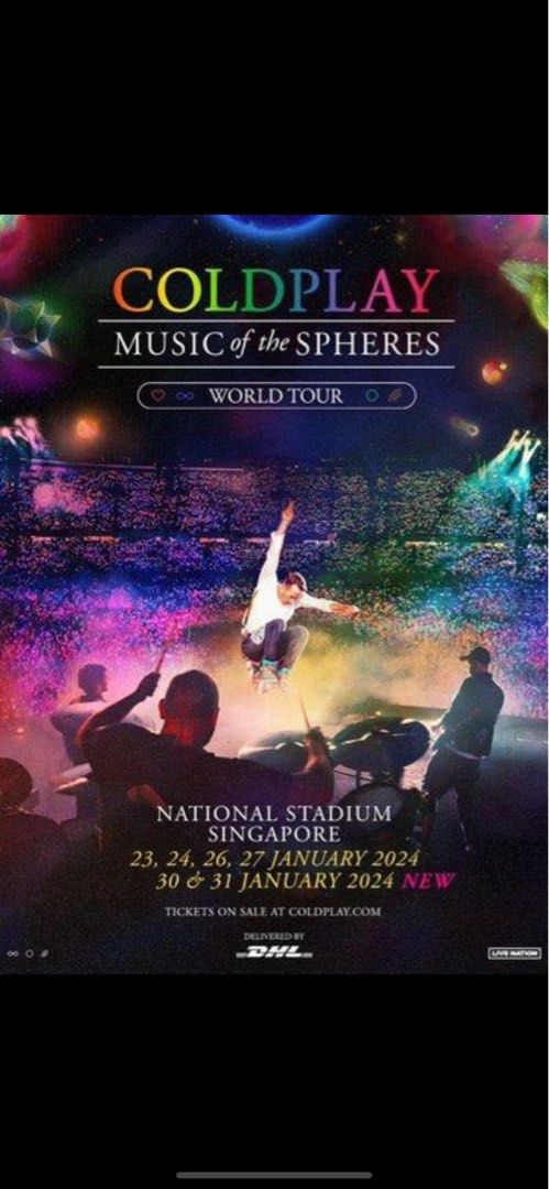 Coldplay Kubik Experience - Final Show, 31 Jan, Tickets & Vouchers ...