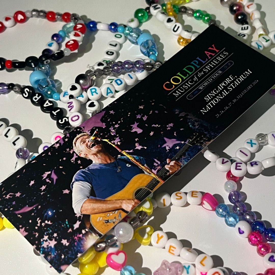 coldplay music of the spheres world tour friendship bracelets, Women's ...