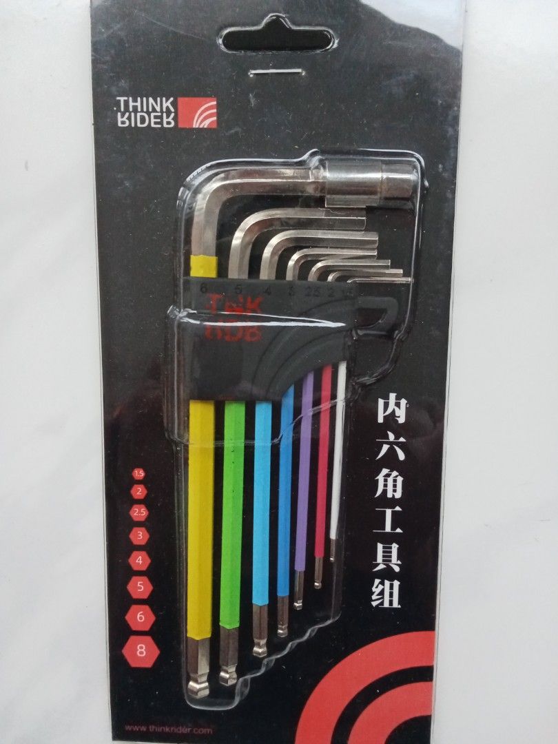 Colour Coded Hex Key Set, Sports Equipment, Bicycles & Parts, Parts ...