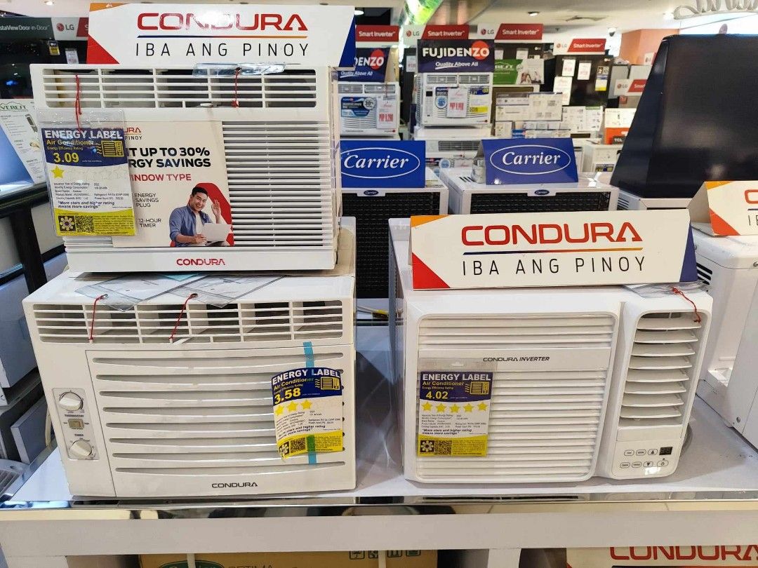 CONDURA WINDOW TYPE AIRCON INVERTER & NON INVERTER, TV & Home ...