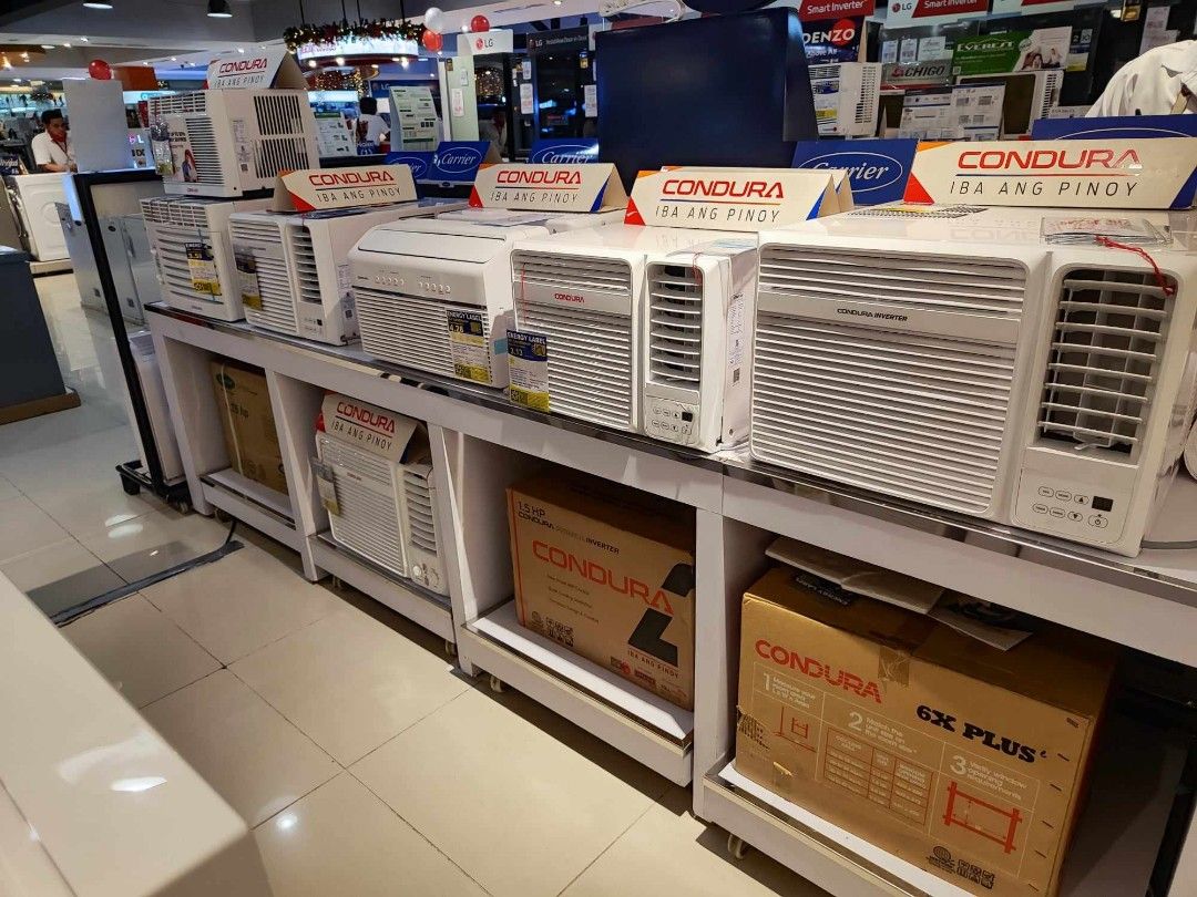 CONDURA WINDOW TYPE AIRCON INVERTER & NON INVERTER, TV & Home ...