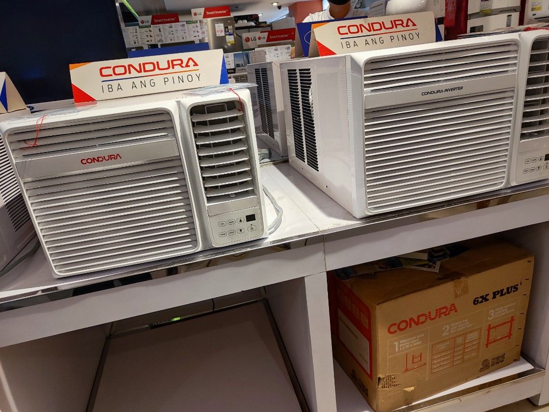 CONDURA WINDOW TYPE AIRCON INVERTER & NON INVERTER, TV & Home ...