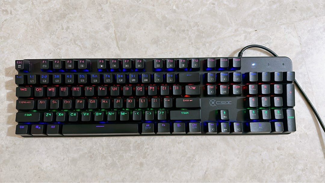 [COX] RGB Mecanical gaming keyboard - CK420, Computers & Tech, Parts & Accessories, Computer ...