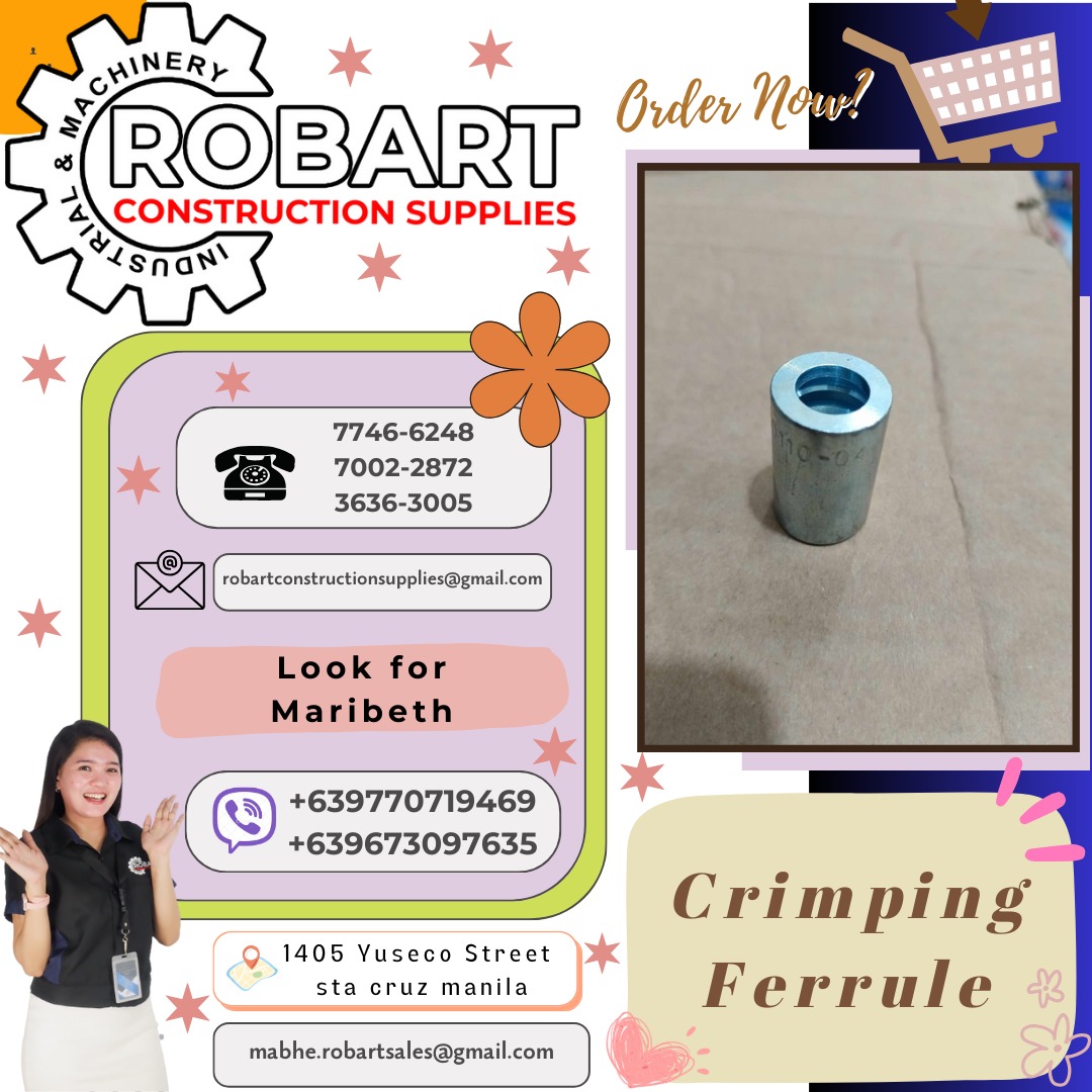 crimping ferrule, Commercial & Industrial, Construction Tools & Equipment on Carousell