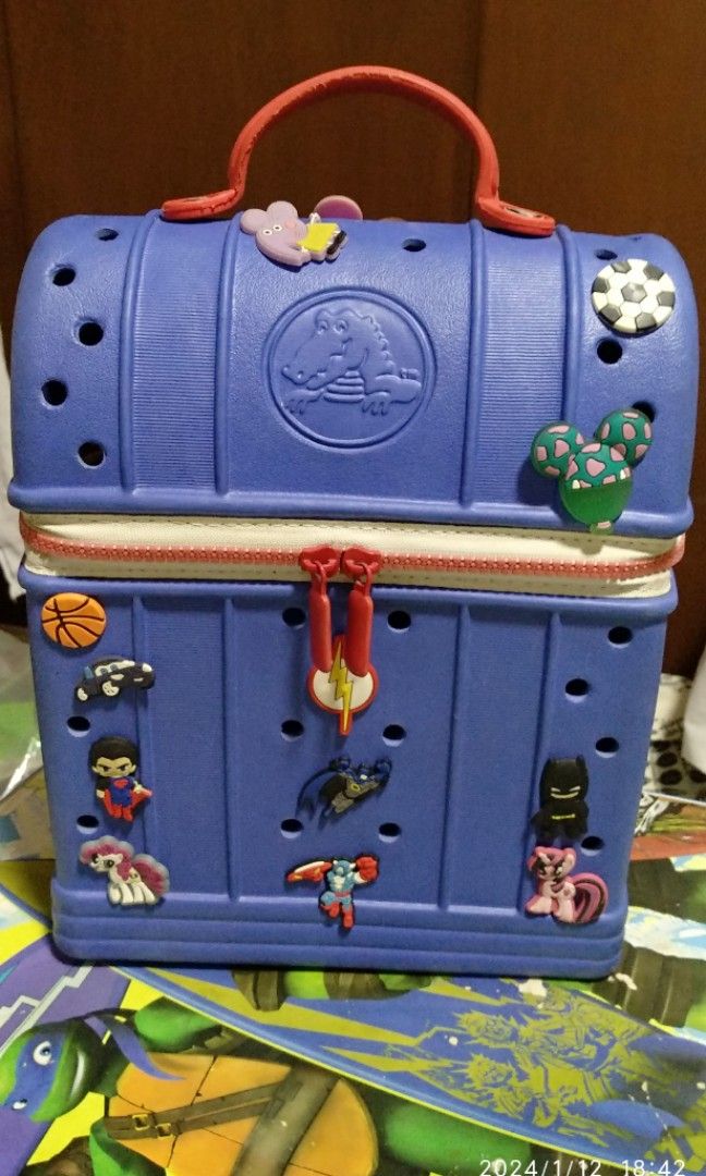 Crocs Backpack for kids- Color: Blue, Babies & Kids, Babies & Kids ...