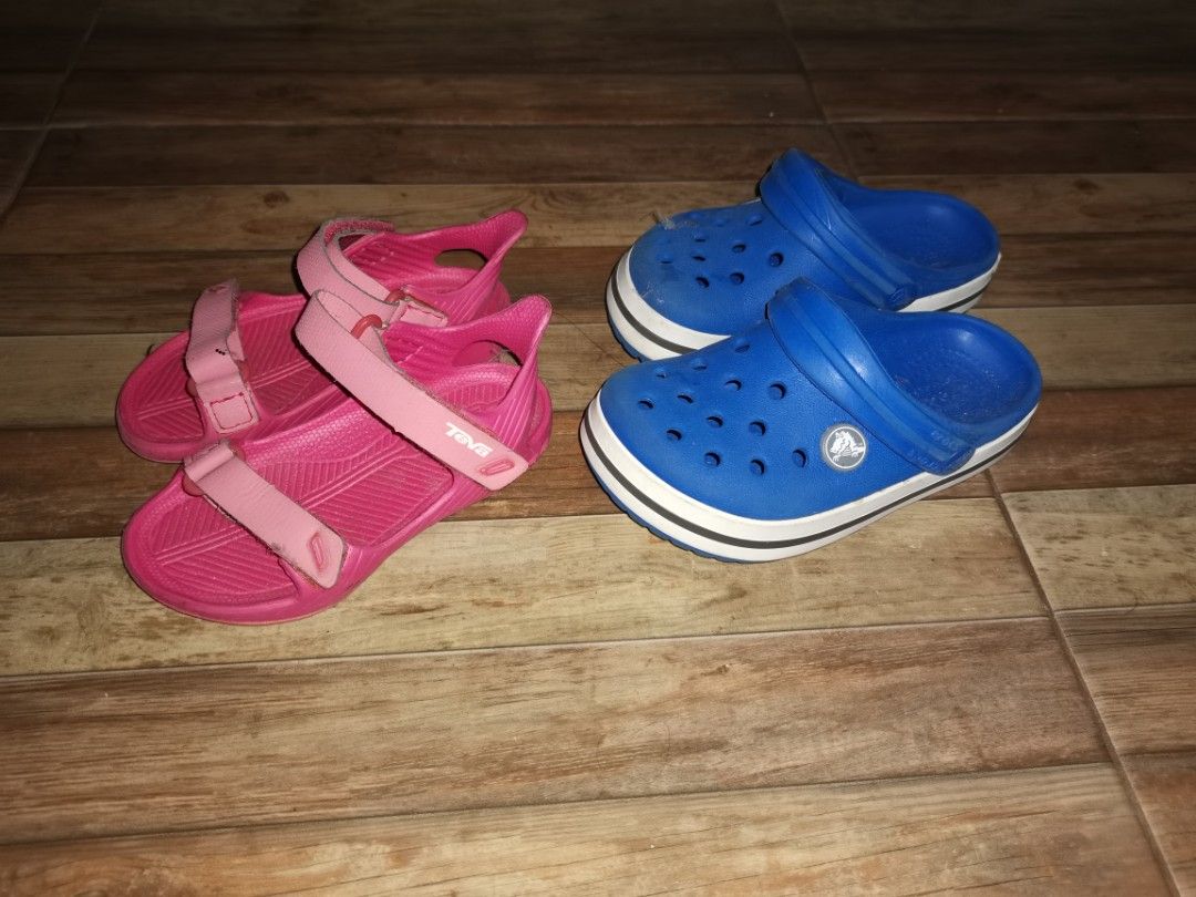 Crocs teva for toddler, Babies & Kids, Babies & Kids Fashion on Carousell