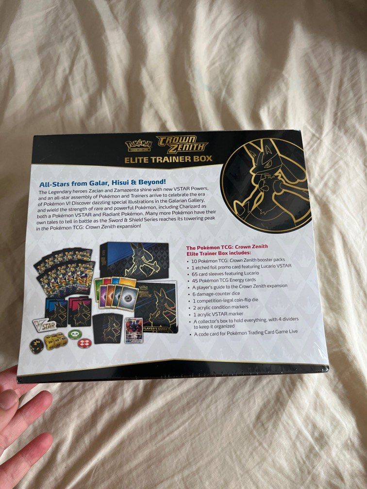 Crown zenith elite trainer box sealed, Hobbies & Toys, Toys & Games on ...