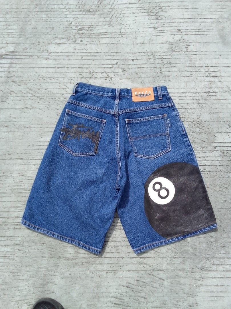 CUSTOMIZED STUSSY JORTS ( SIZE 29), Men's Fashion, Bottoms, Shorts on ...