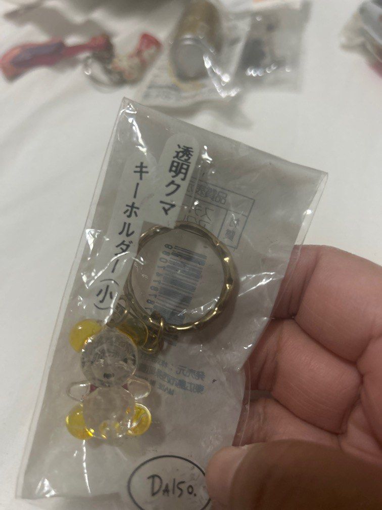 Daiso bear keychain, Hobbies & Toys, Memorabilia & Collectibles, Fan ...