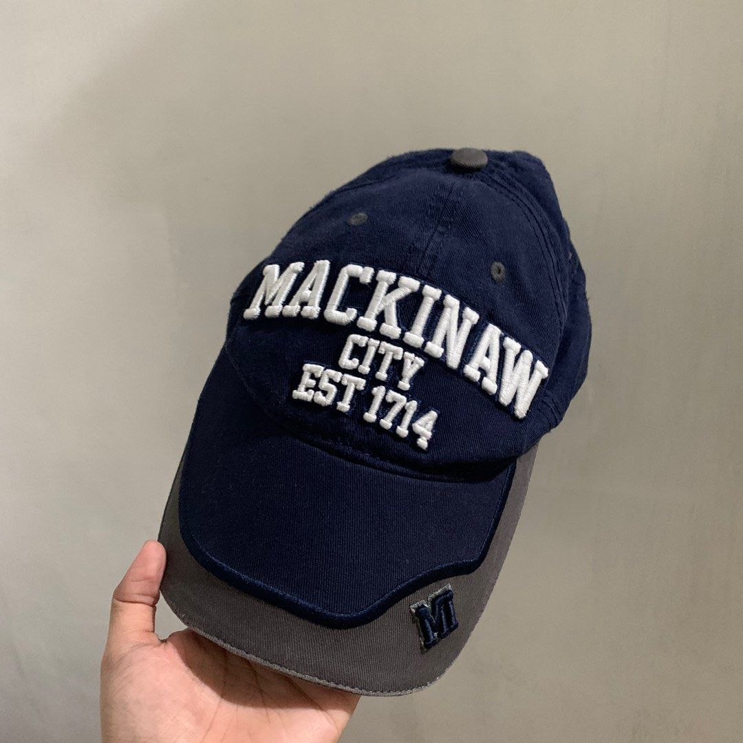 dark blue, gray cap, Men's Fashion, Watches & Accessories, Caps & Hats ...