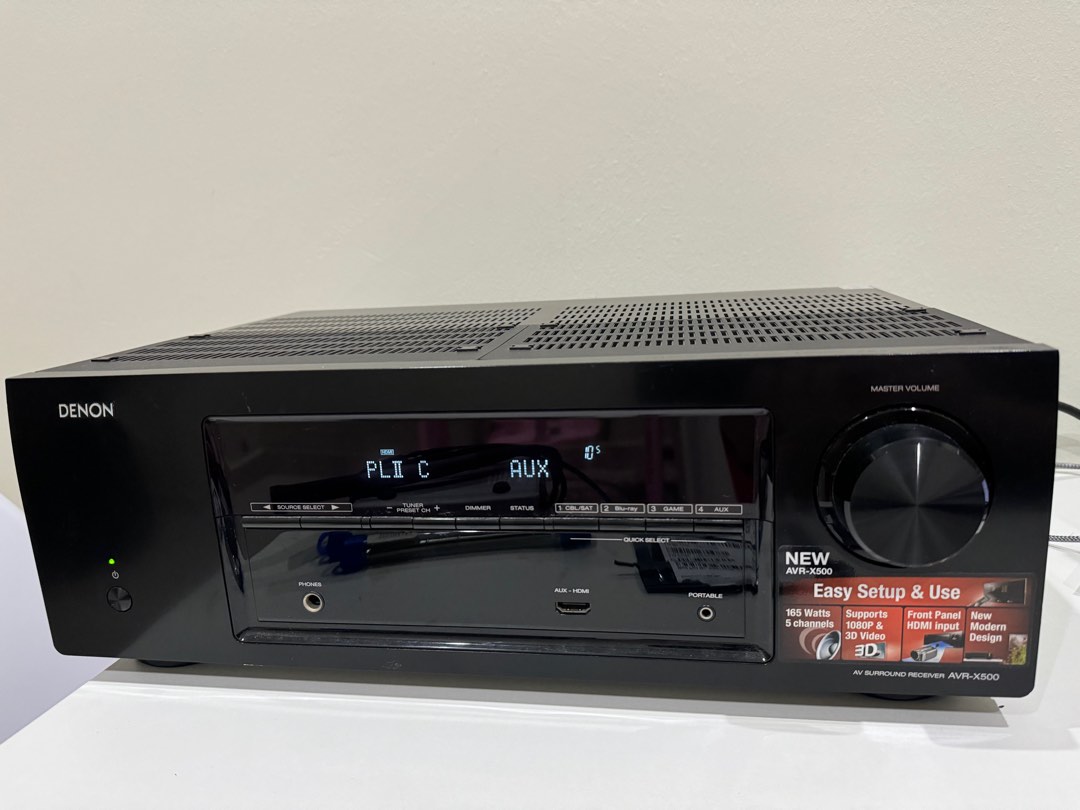 Denon AVR-X500 Receiver, Audio, Soundbars, Speakers & Amplifiers on ...