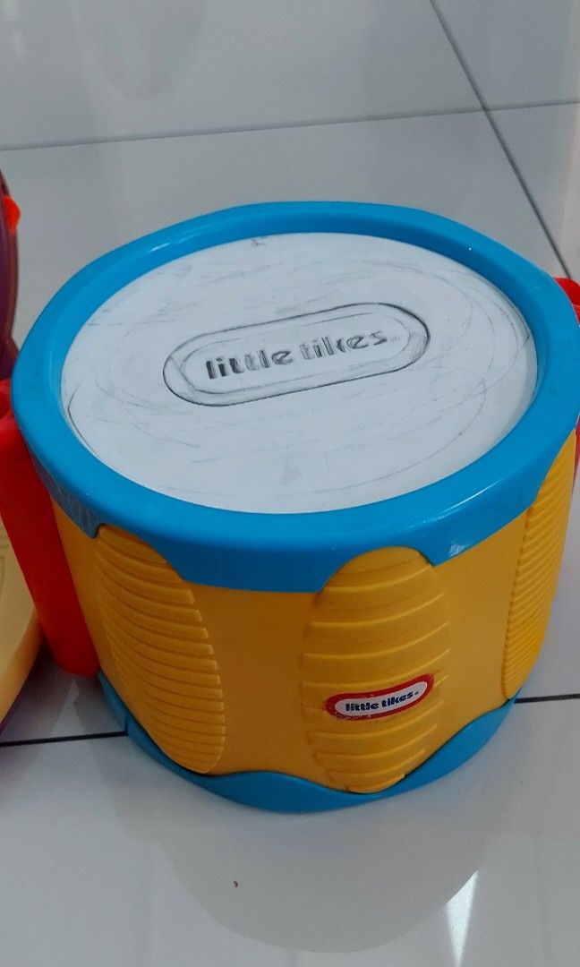 Dora notebook and FREE drum liitle tikes, Hobbies & Toys, Toys & Games on Carousell