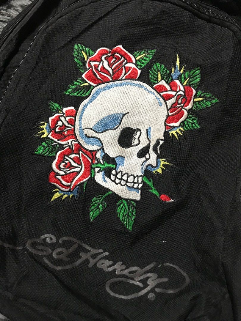 Ed hardy back pack, Men's Fashion, Bags, Backpacks on Carousell