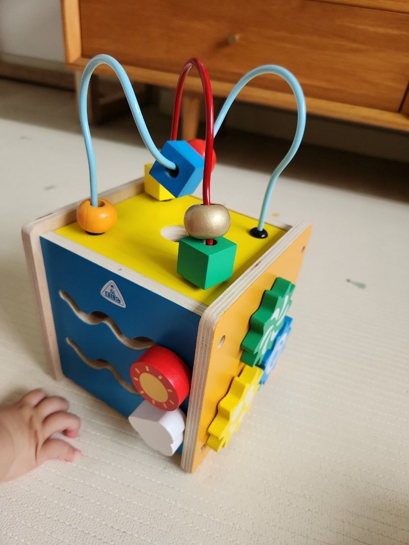 ELC wooden activity box, Babies & Kids, Infant Playtime on Carousell