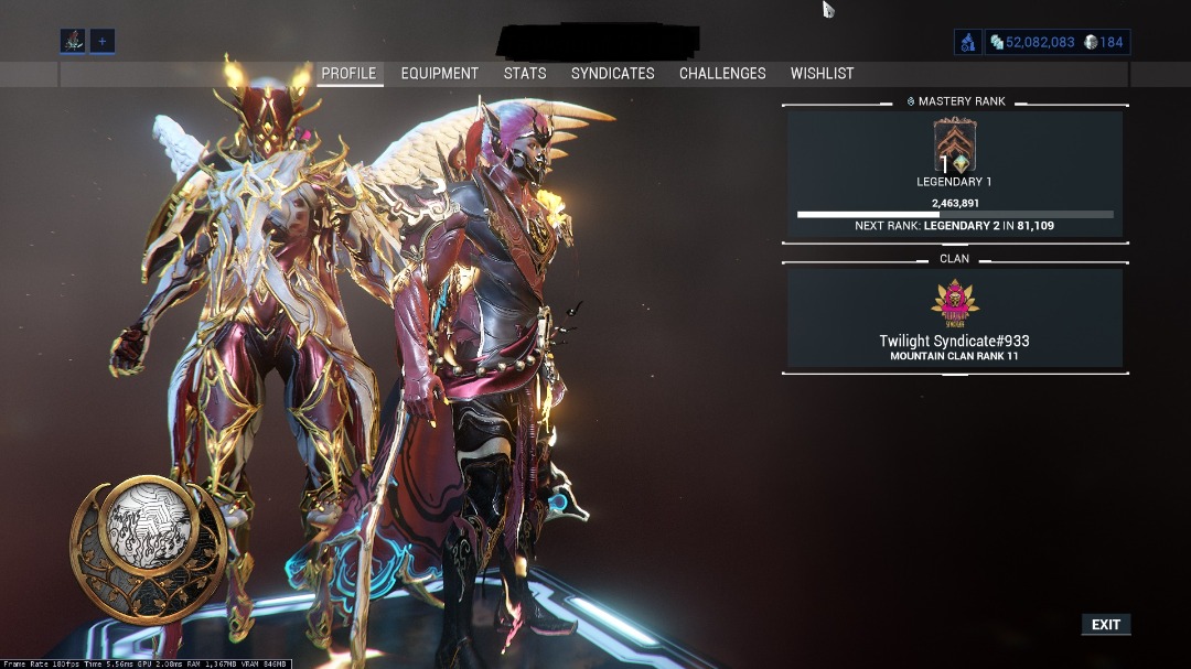 END GAME WARFRAME ACCOUNT MR Legend 1 (NON FOUNDER), Video Gaming ...
