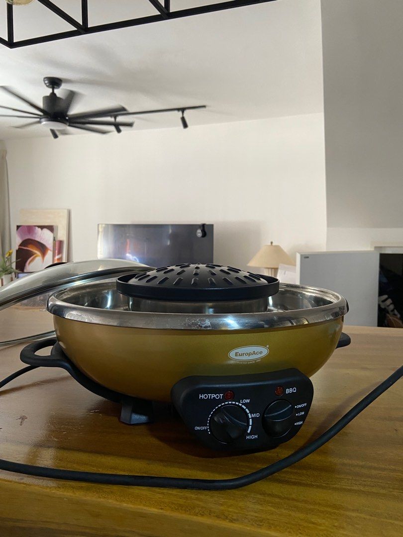 EuropAce Mookata Hot Pot Grill, TV & Home Appliances, Kitchen ...