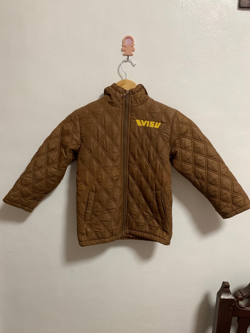 evisu heritage kids puffer jacket 4-7yrsold, Babies & Kids, Babies ...