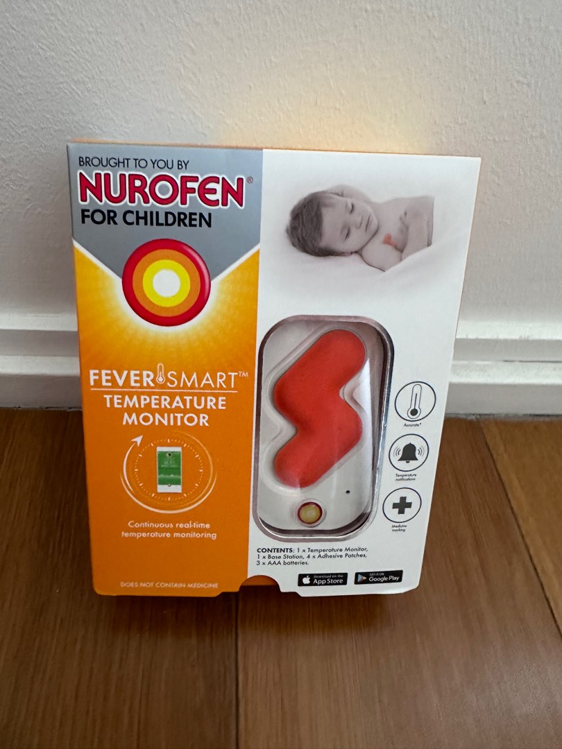 Fever smart temperature monitor with iPhone tablet thermometer, Health ...