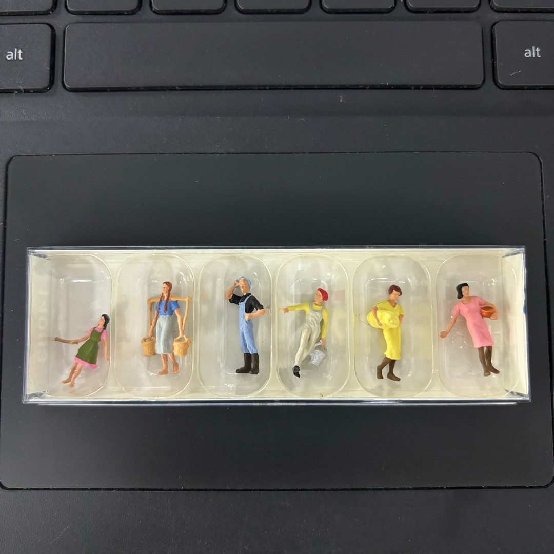 Figurines Preiser Miniature Figurine ON THE FARM (14083) for H0 Model ...