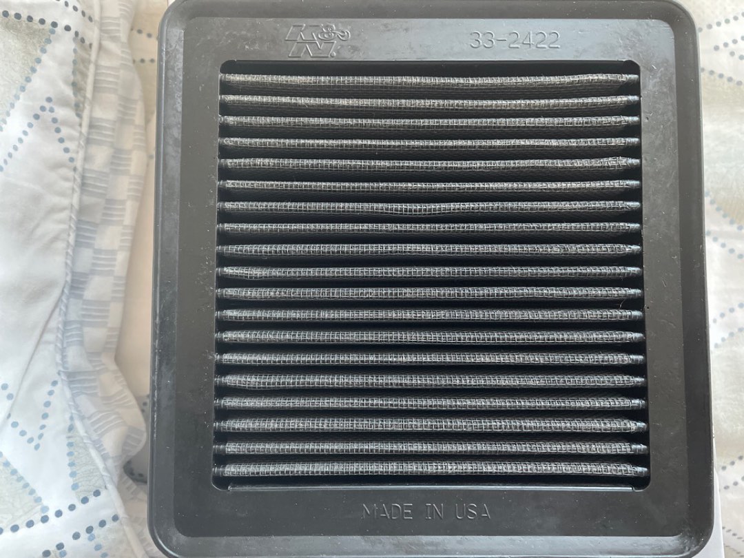 Fit Jazz K&N Air Filter 高流量風隔GE8 GE6 GE9 GP4 GB, 汽車配件, 改裝、內外零件 - Carousell