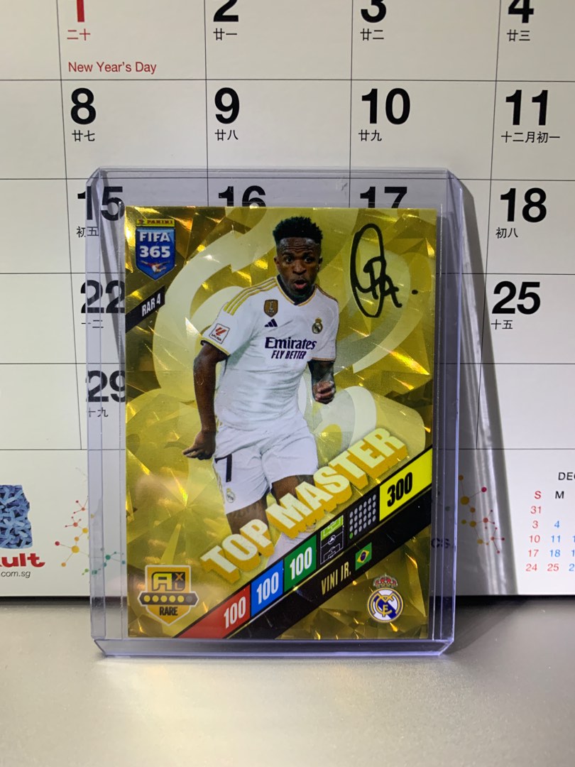 Fifa 365 Top Master Vinicius Junior Rare card 2024, Hobbies & Toys ...
