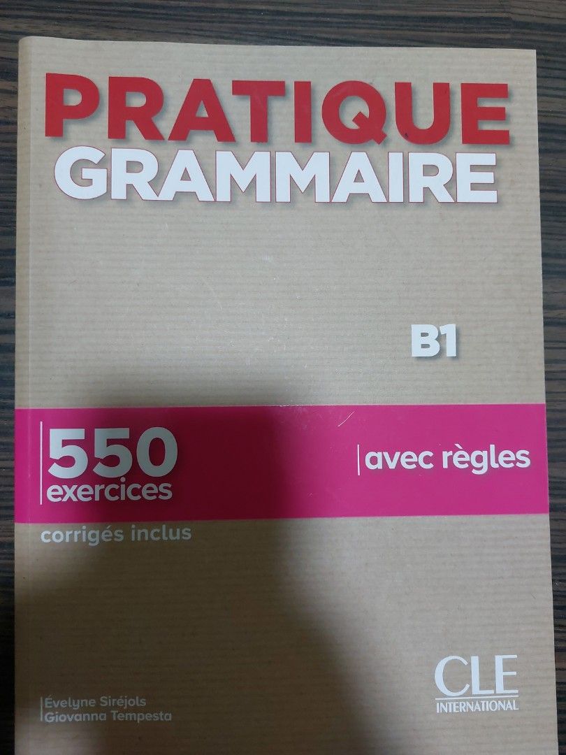 French B1 grammar workbook - Pratique grammaire B1, Hobbies & Toys ...
