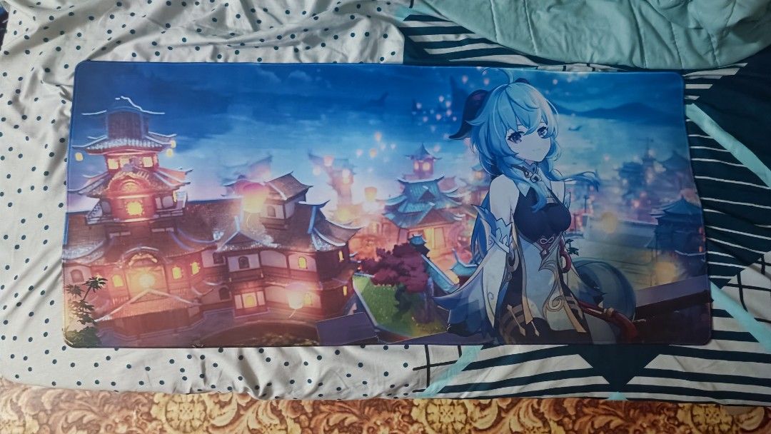 Genshin Impact | Ganyu mousepad (35.5cmX15.5cm), Hobbies & Toys, Toys ...