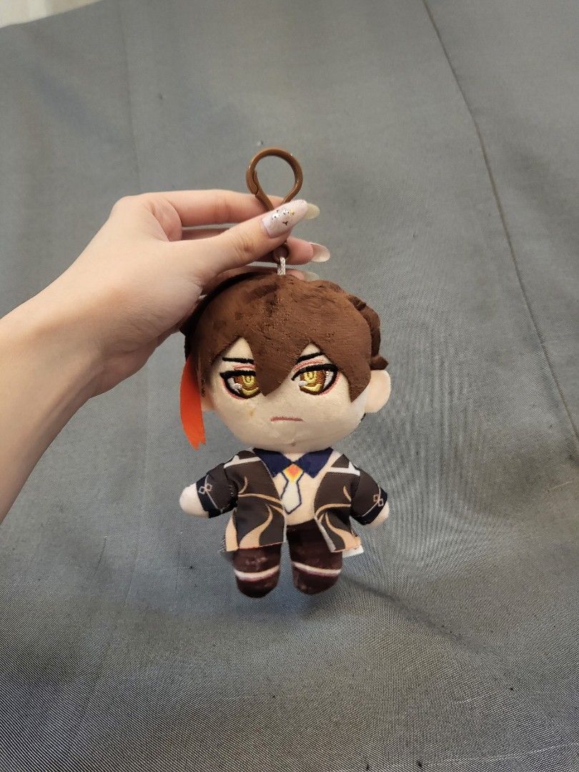 Genshin Impact Zhong Li Morax Plushie Keychain, Hobbies & Toys, Toys ...