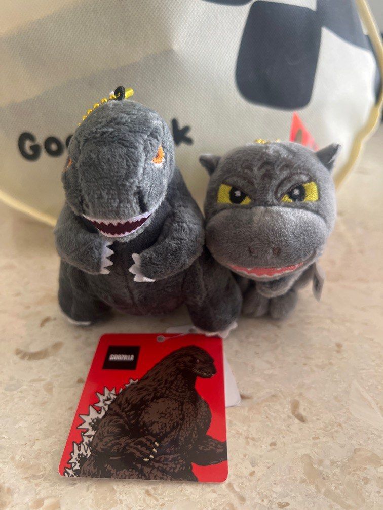 Godzilla plushie keychain, Hobbies & Toys, Toys & Games on Carousell
