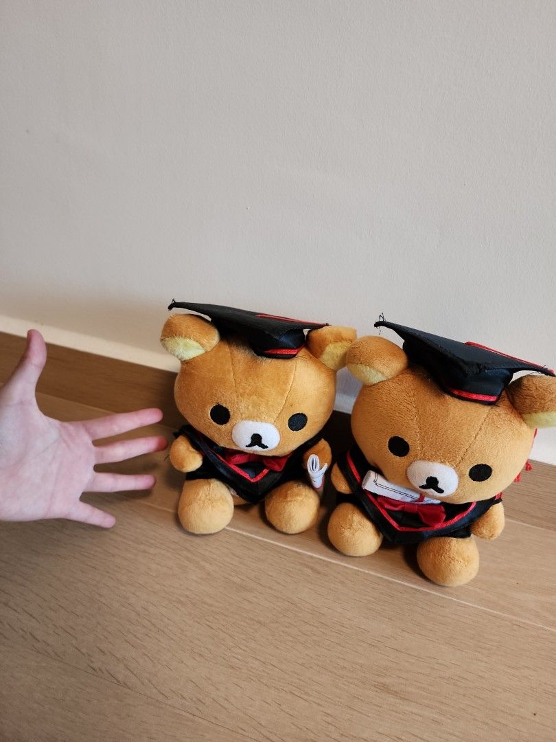 Graduation bear (rilakkuma), Hobbies & Toys, Toys & Games on Carousell