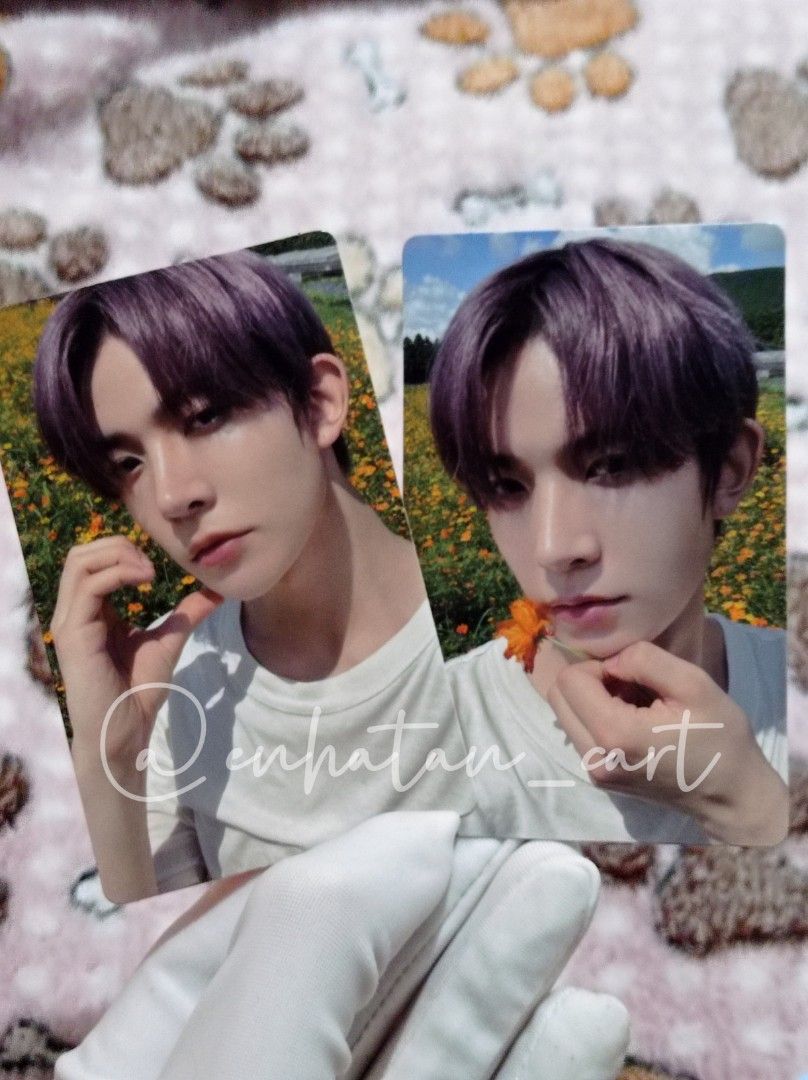 Enhypen Heeseung Orange Blood Weverse PC Set, Hobbies & Toys ...