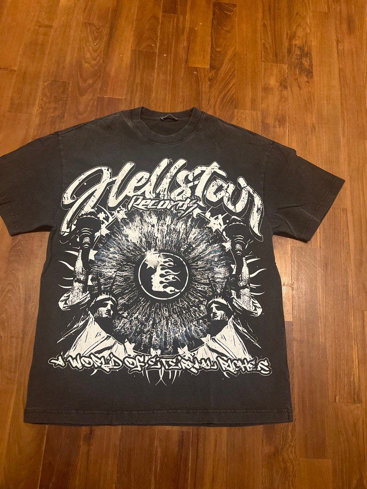 Hellstar The world is yours vintage tee, Men's Fashion, Tops & Sets ...