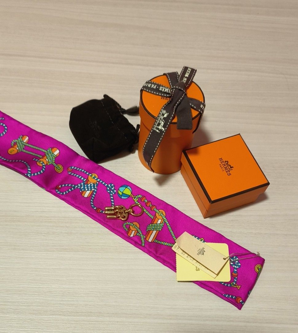 Hermes Twilly & Scarf Ring, Luxury, Accessories on Carousell