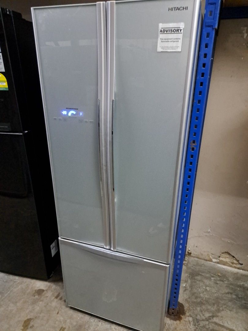 Hitachi glass door Refrigerator Fridge inverter 4ticks 382L net ...