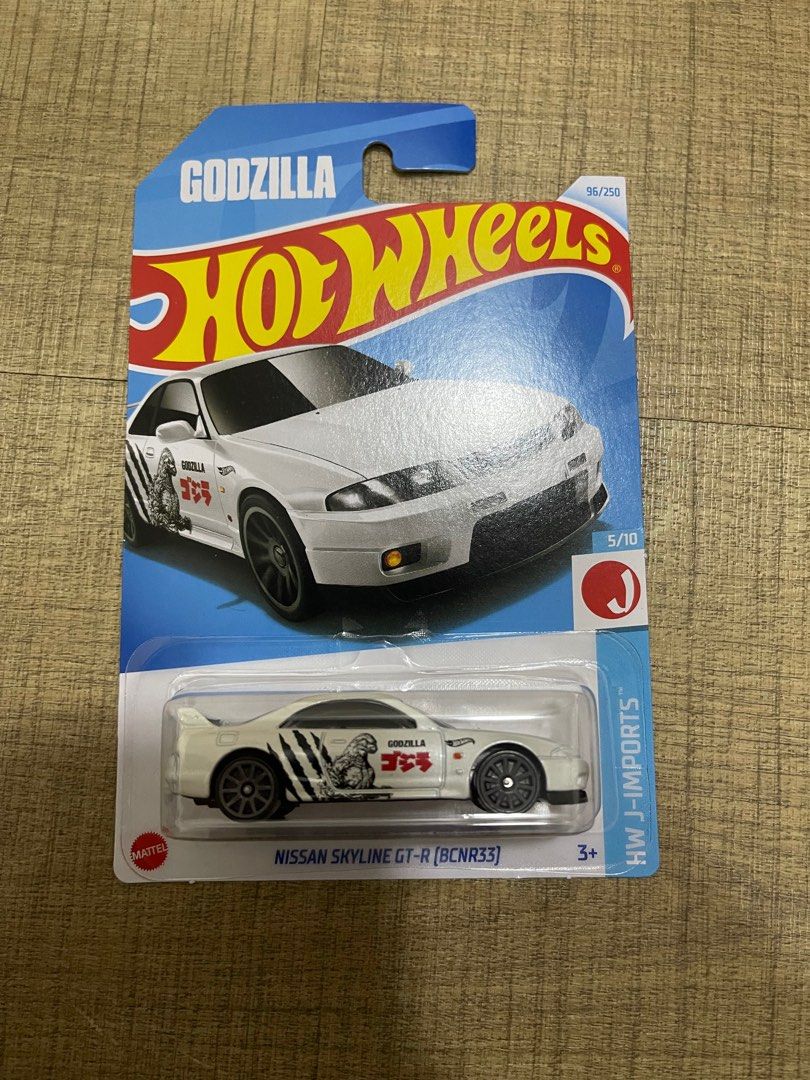 Hot Wheels Godzilla R33, Hobbies & Toys, Toys & Games on Carousell