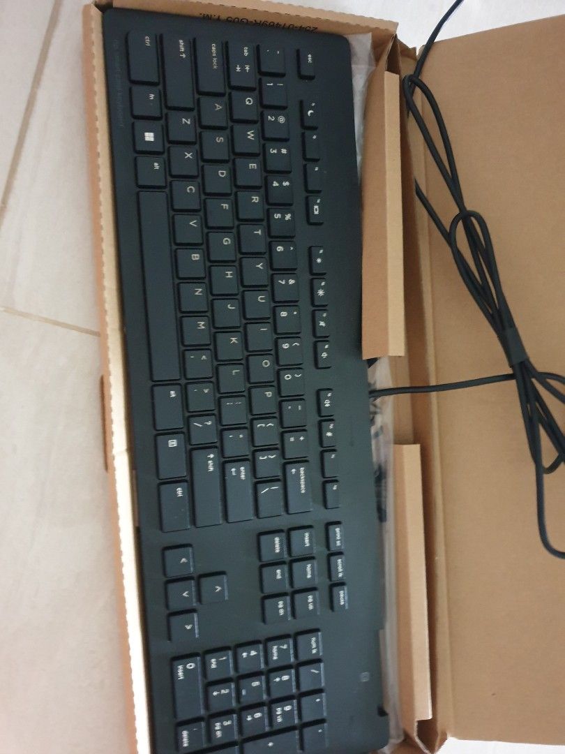 HP USB bus slim smartcard keyboard, Computers & Tech, Parts ...