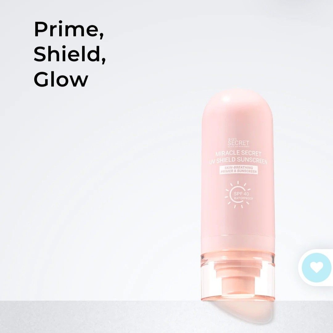 ICE'S SECRET Miracle Secret UV Shield Primer & Sunscreen, Beauty ...
