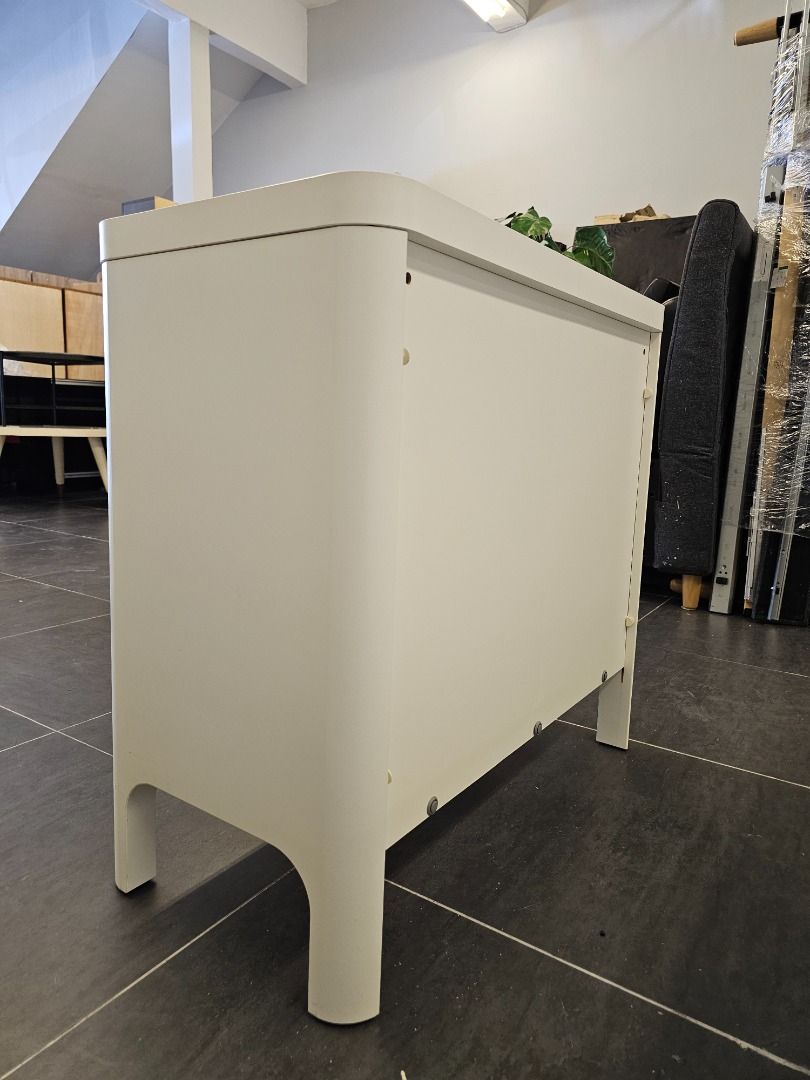 IKEA BUSUNGE Chest of 2 drawers, white, | Peti IKEA BUSUNGE dengan 2 ...