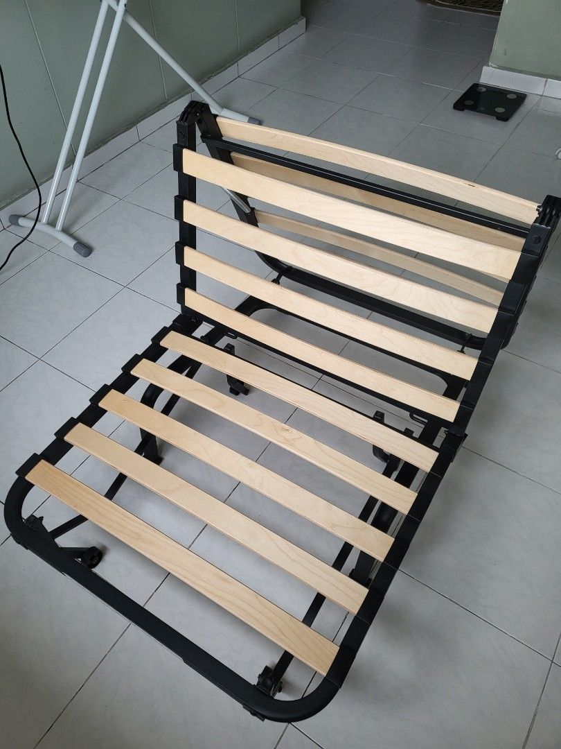 Ikea foldable bed/sofa, Furniture & Home Living, Furniture, Bed Frames ...