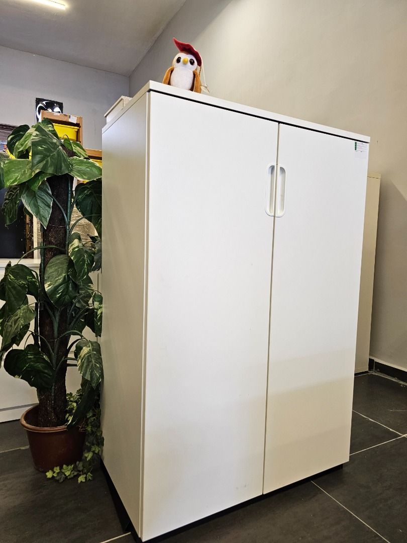 IKEA GALANT Cabinet with doors, white, | Kabinet IKEA GALANT dengan ...