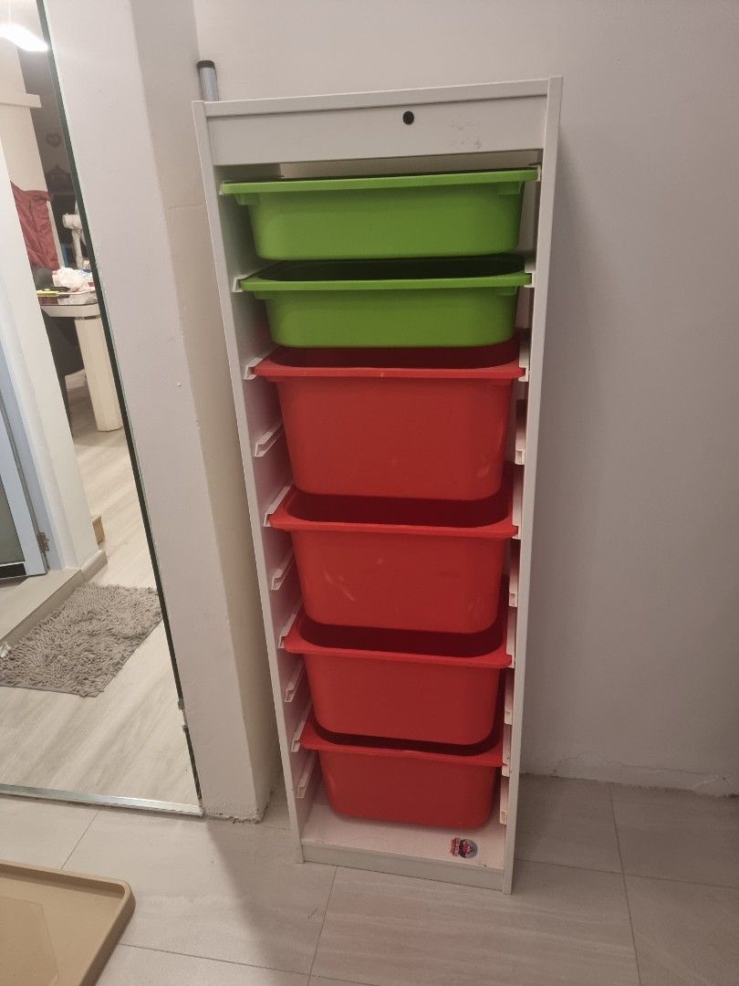 Ikea Trofast, Furniture & Home Living, Furniture, Shelves, Cabinets ...